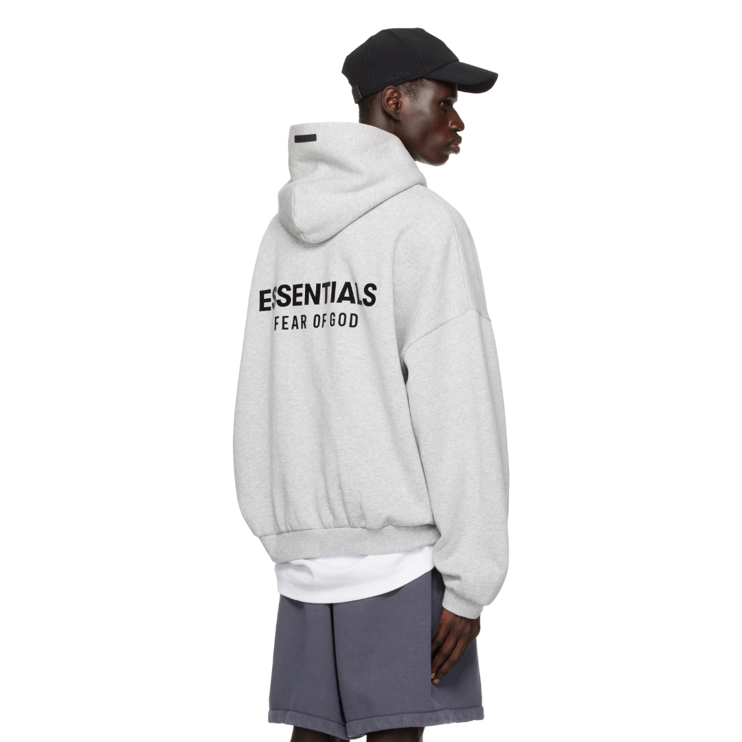 Grey Fleece Hoodie FW24